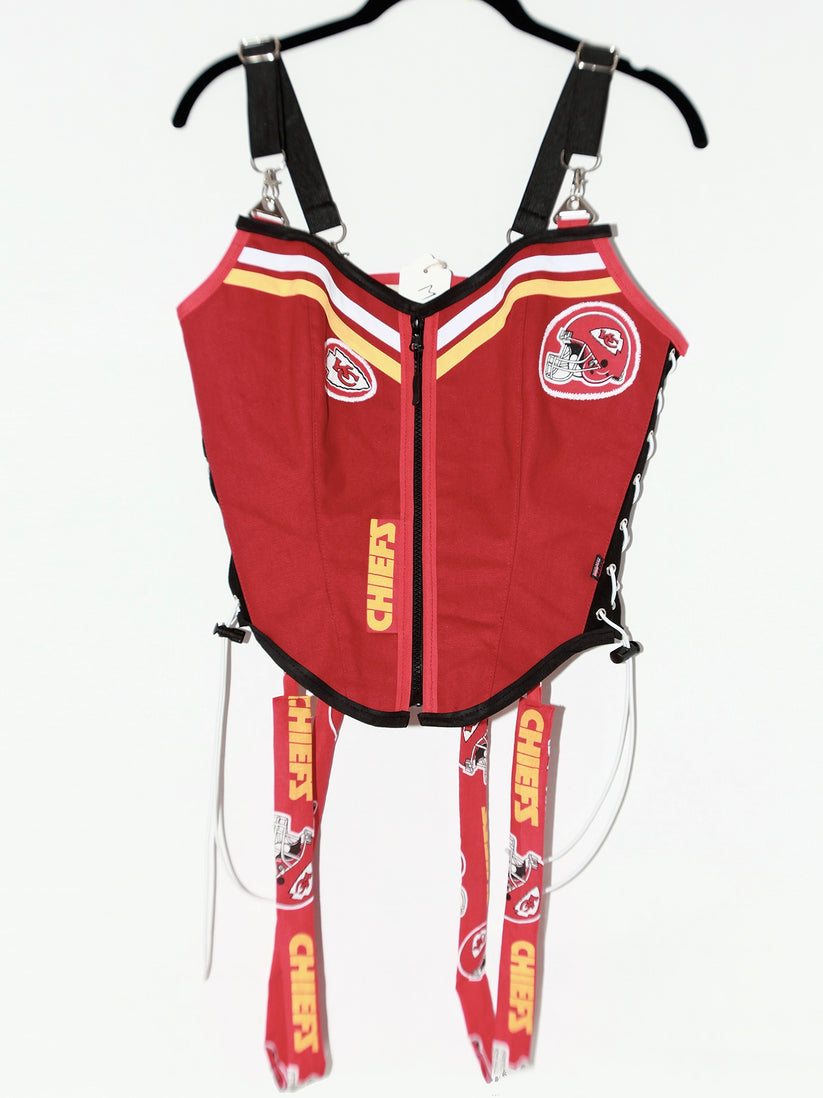 Kansas City CHIEFS Football Team Corset Top – Mologoko Couture