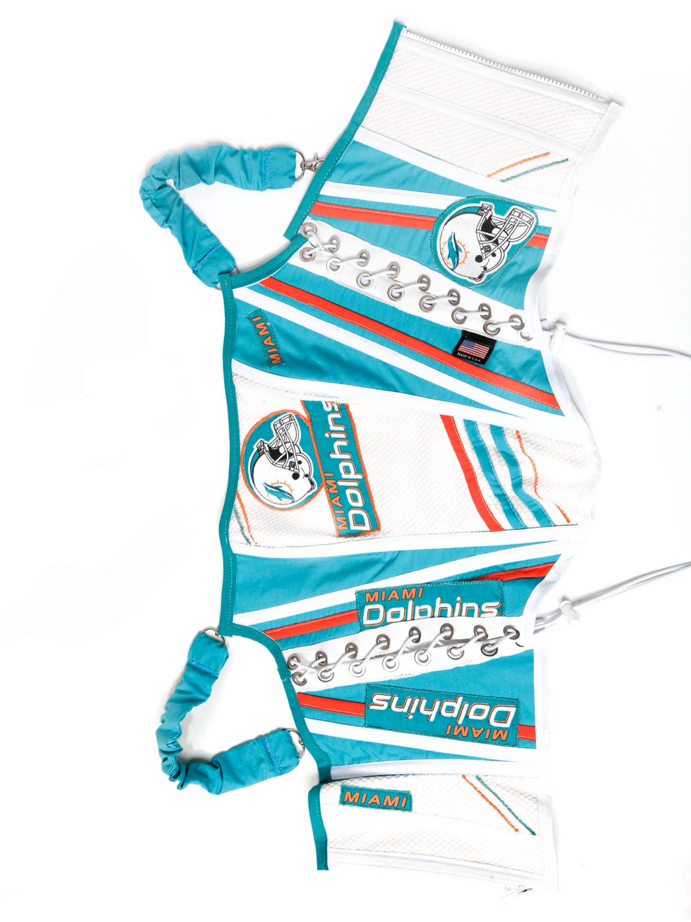 Miami Dauphins Football Team Corset Top – Mologoko Couture