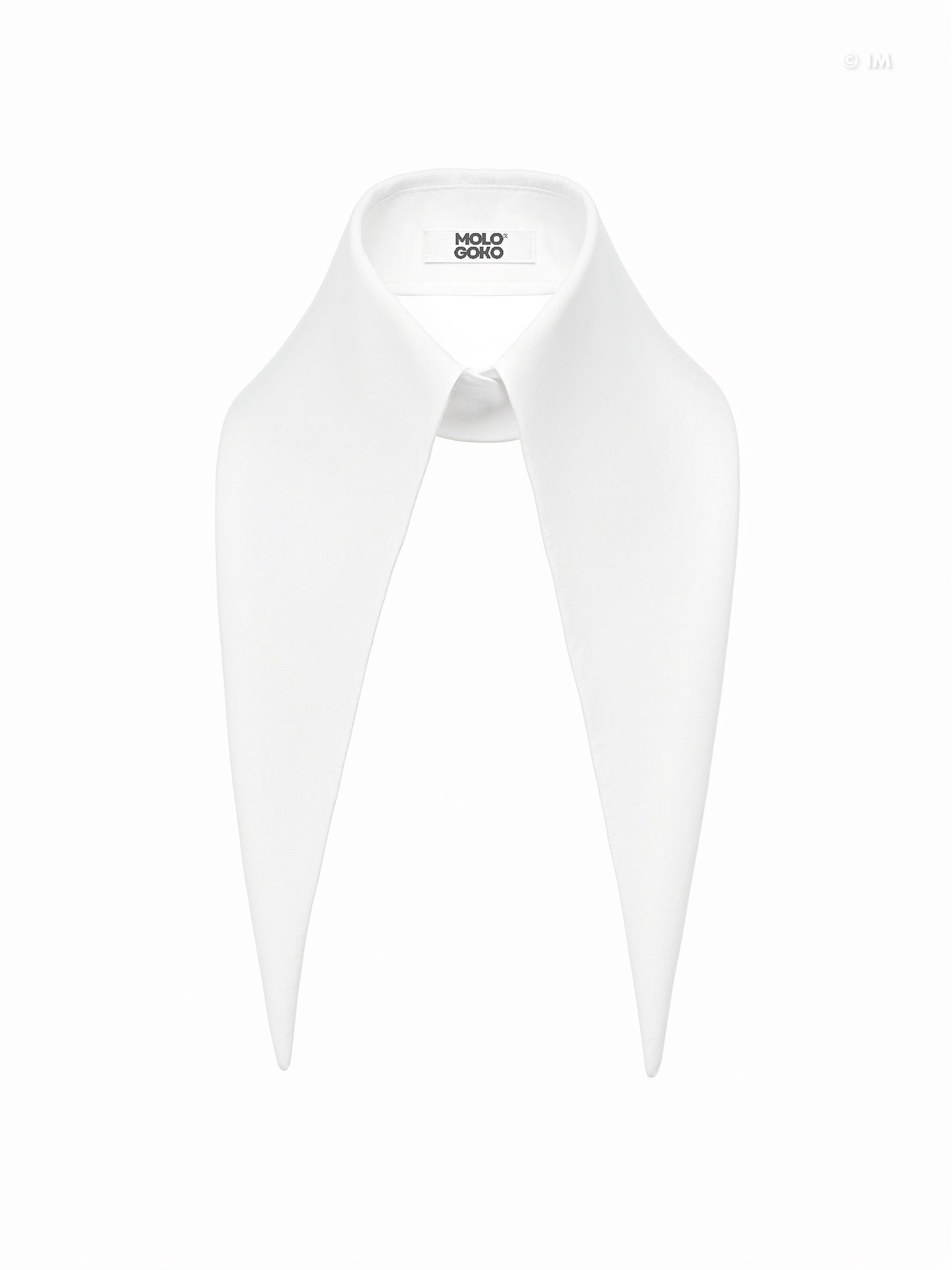 Stylish Large Removable White Pointy Collar – Mologoko Couture