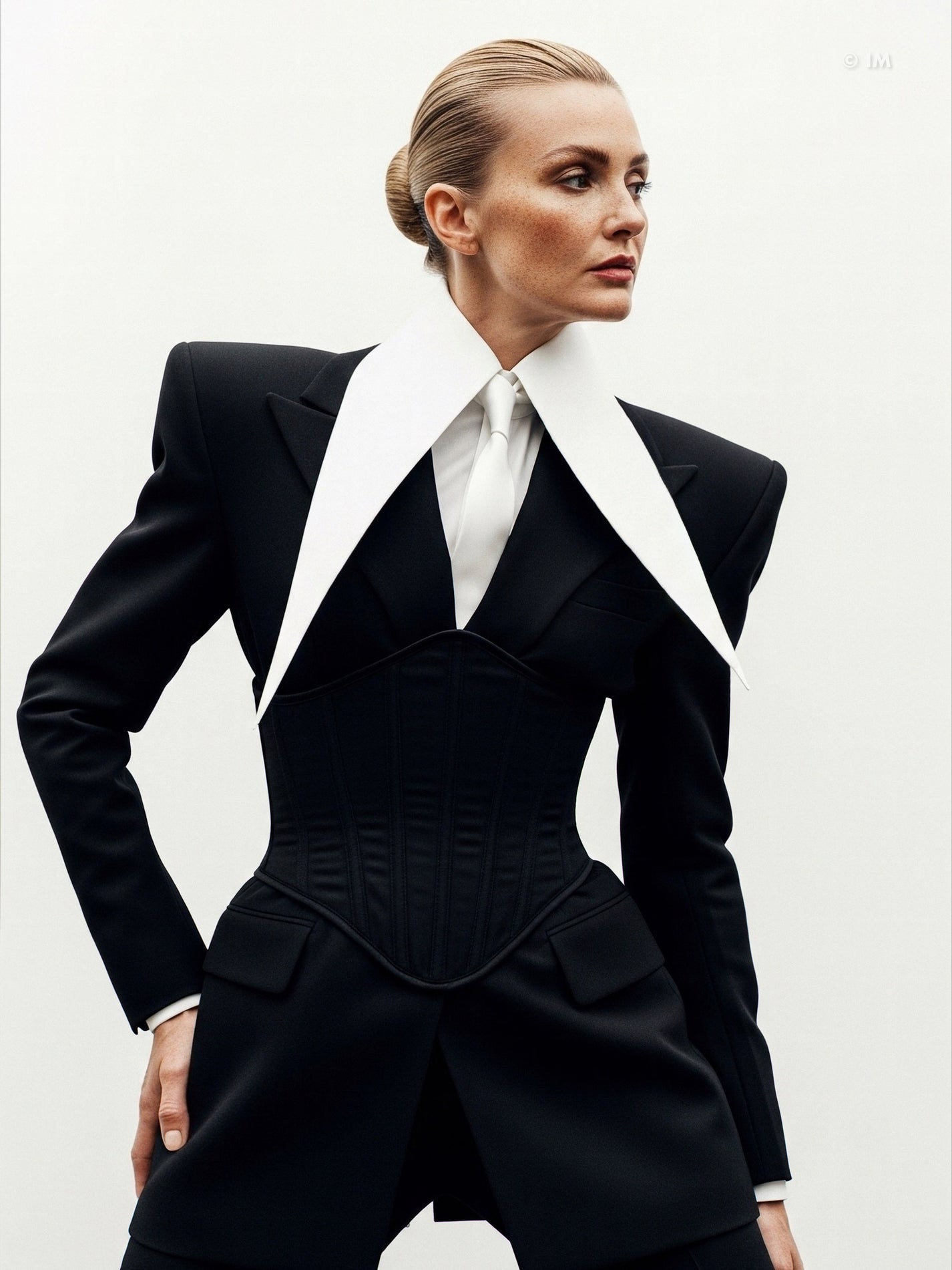 Stylish Large Removable White Pointy Collar – Mologoko Couture