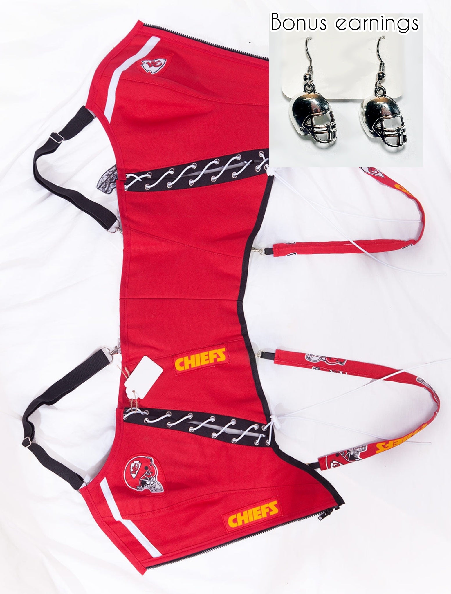 Kansas City CHIEFS Football Team Corset Top – Mologoko Couture