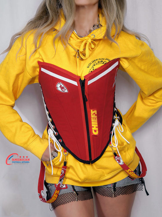 Kansas City CHIEFS Football Team Corset Top – Mologoko Couture