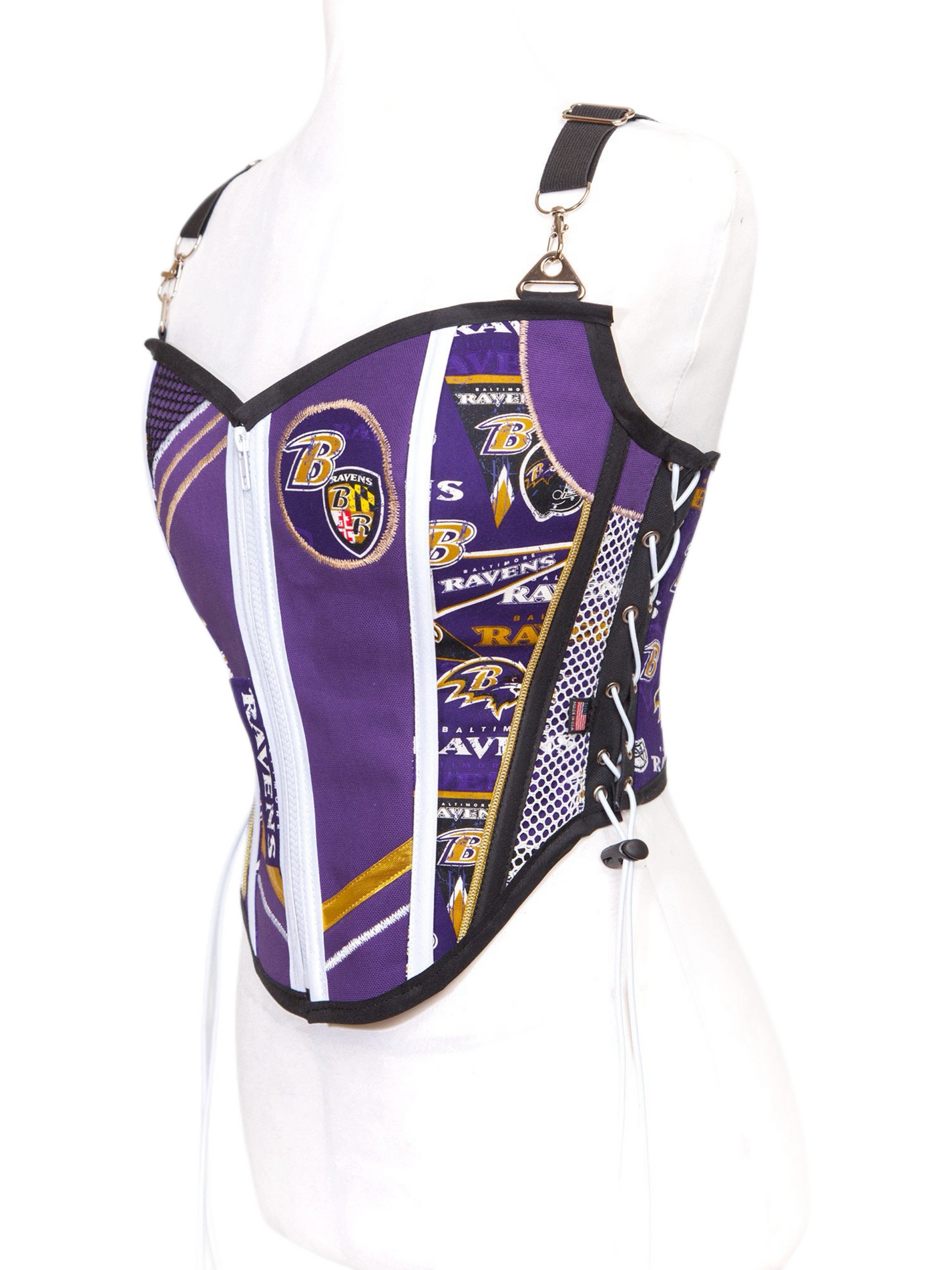 American Football Baltimore Ravens Football Team Corset – Mologoko Couture