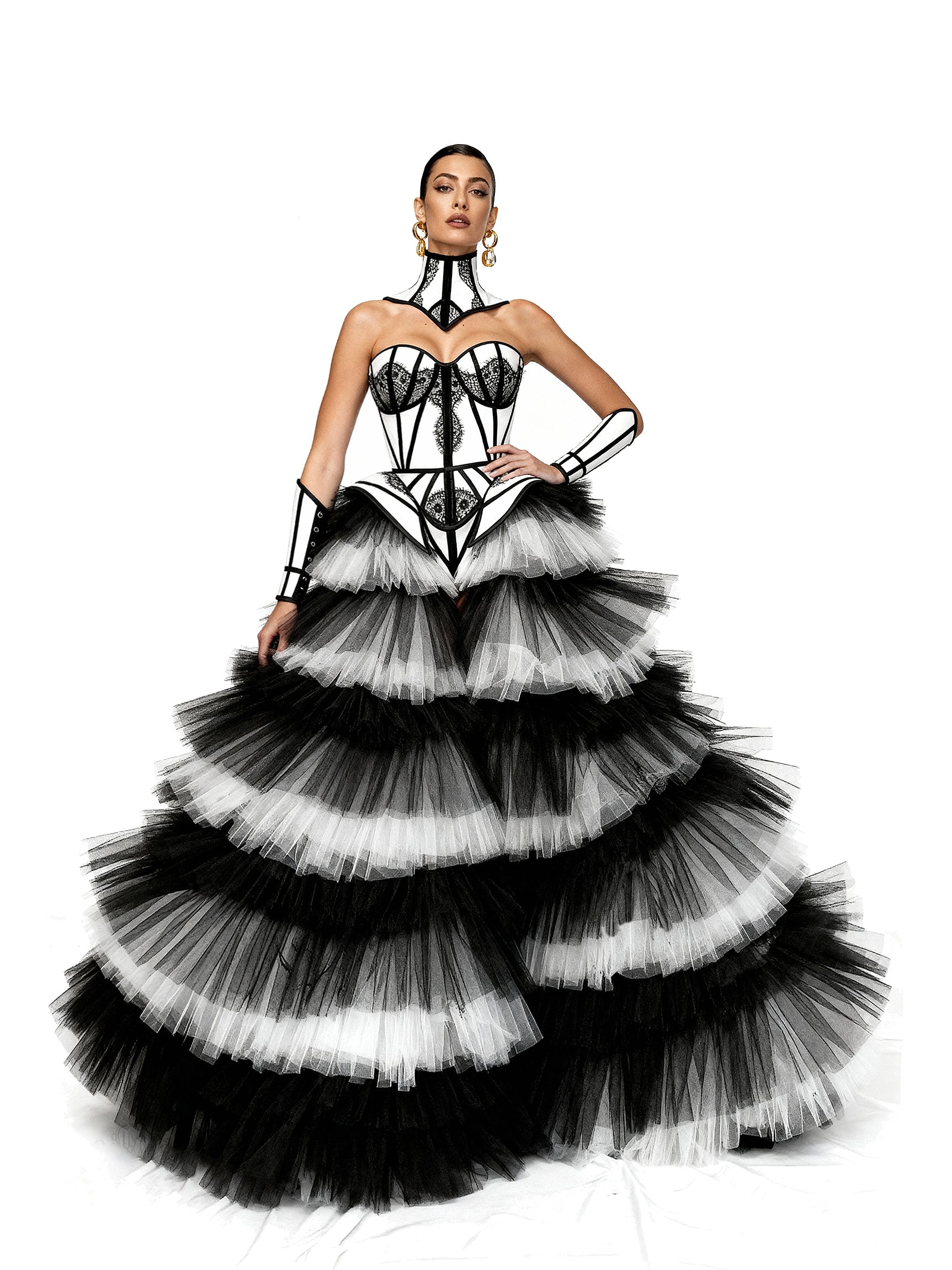 The Chapel Window Collection – Couture Dresses with Dramatic Lace ...