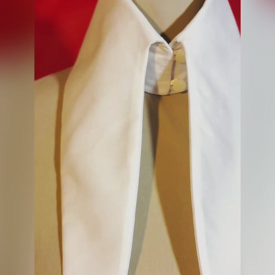 Stylish Large Removable White Pointy Collar – Mologoko Couture