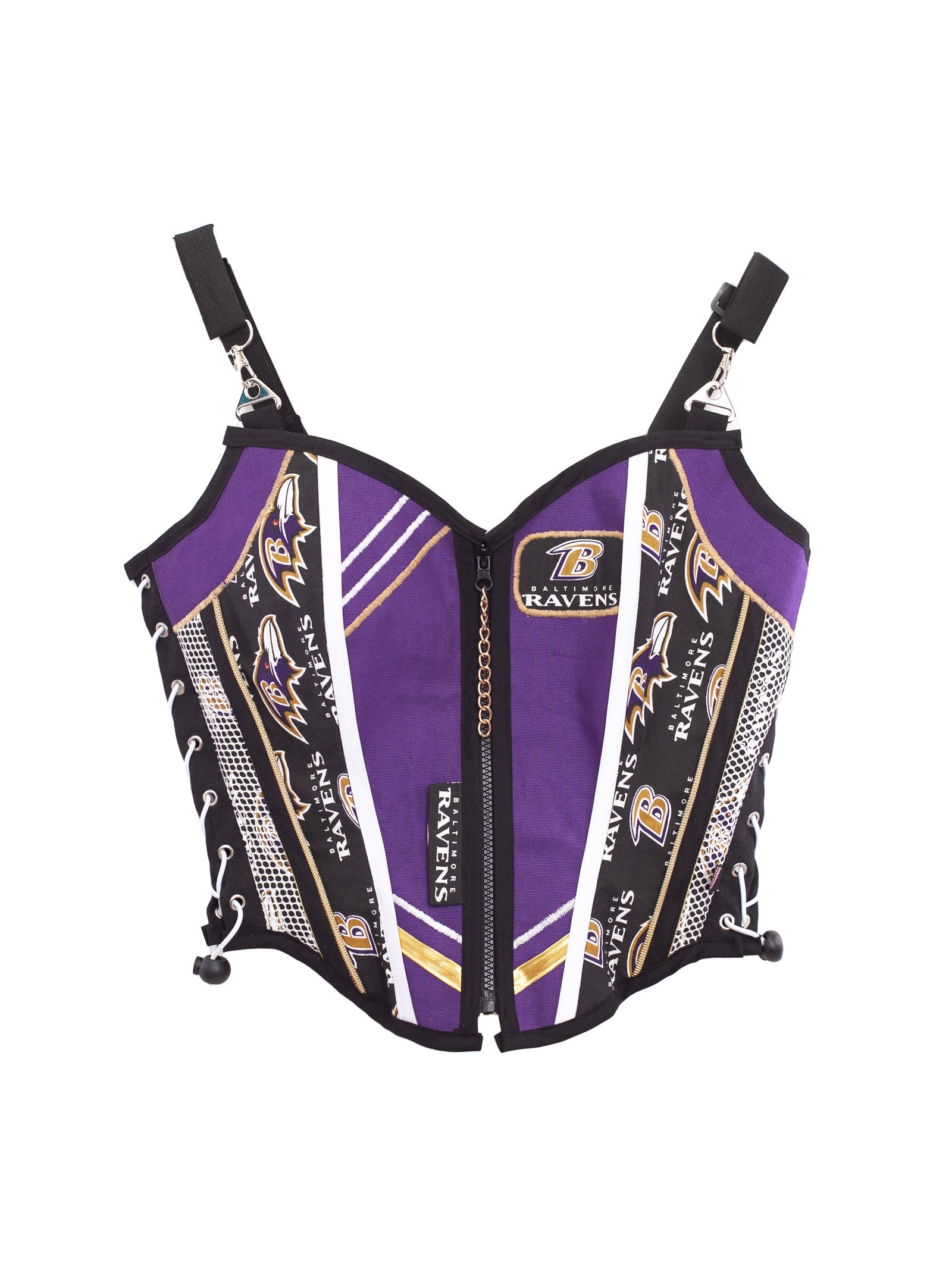 American Football Baltimore Ravens Football Team Corset – Mologoko Couture