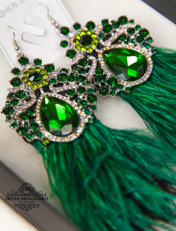 VIOLETA Dangle Statement Earrings – Mologoko Couture